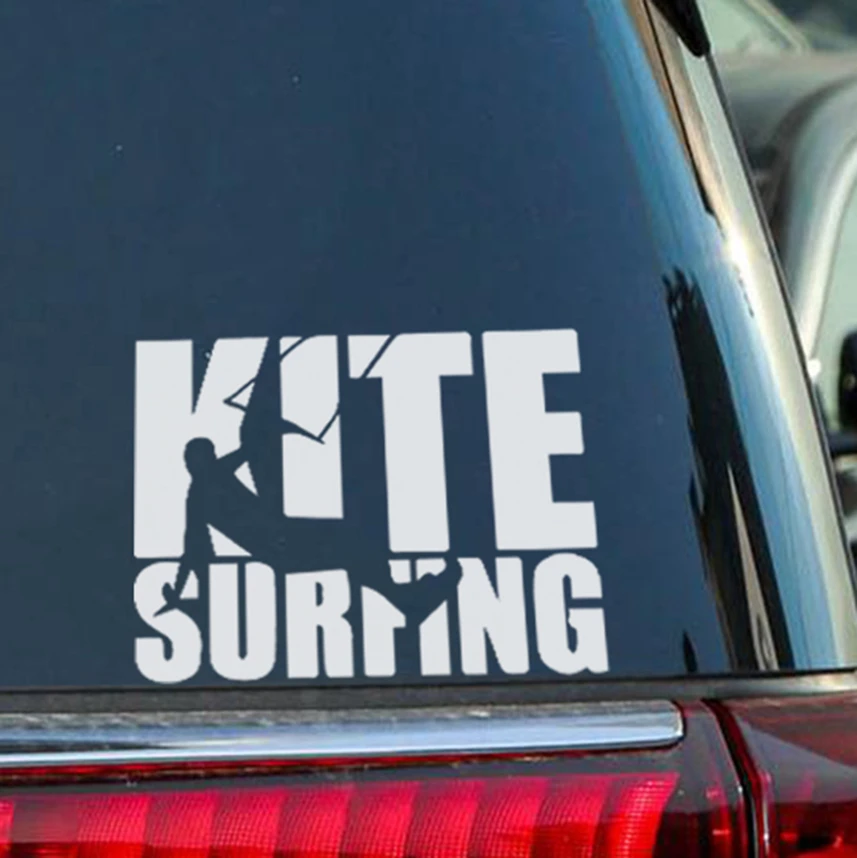 KITE SURFING Sports Style Car Stickers, Paste Type Detachable Car ...