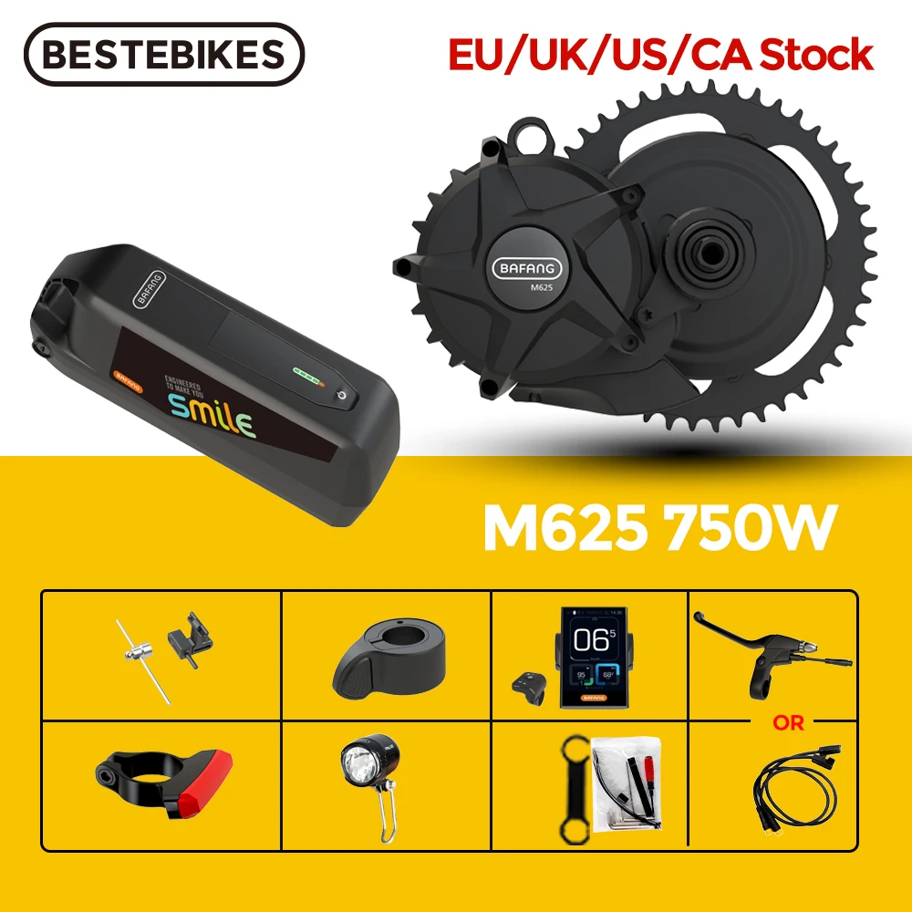 BAFANG Motor M625 50.4V 750W Mid Drive Motor Electric Bike Conversion ...