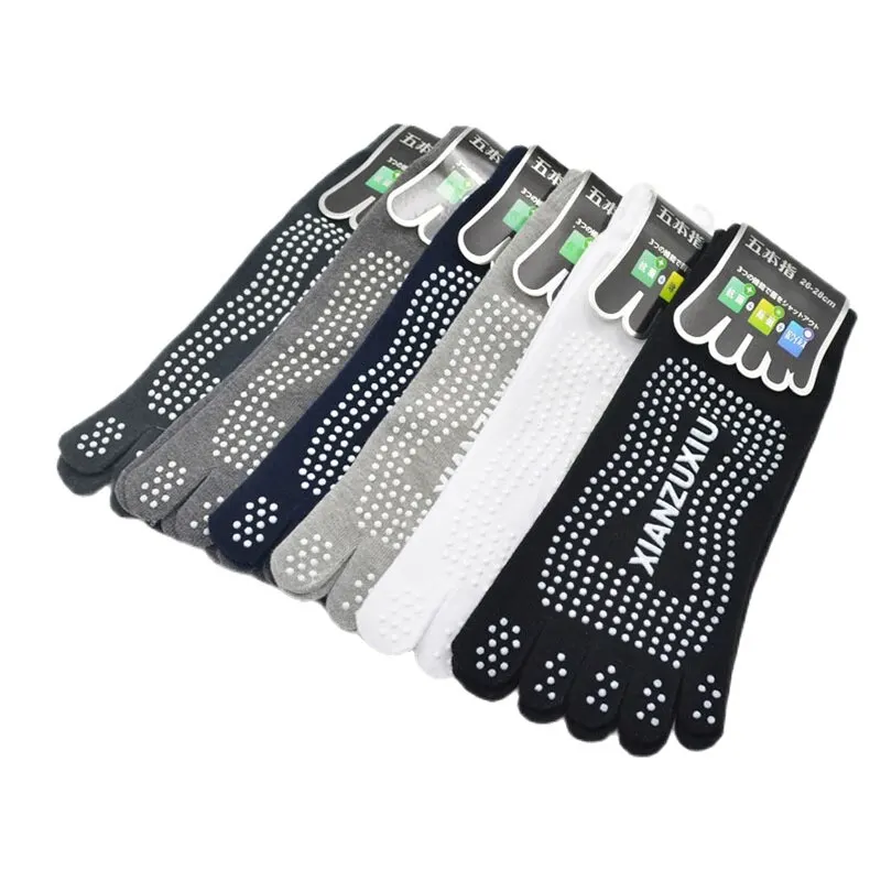 Men-Pilates-Socks-Wholesale-Cotton-Breathable-Non-Slip-Massage-Yoga ...