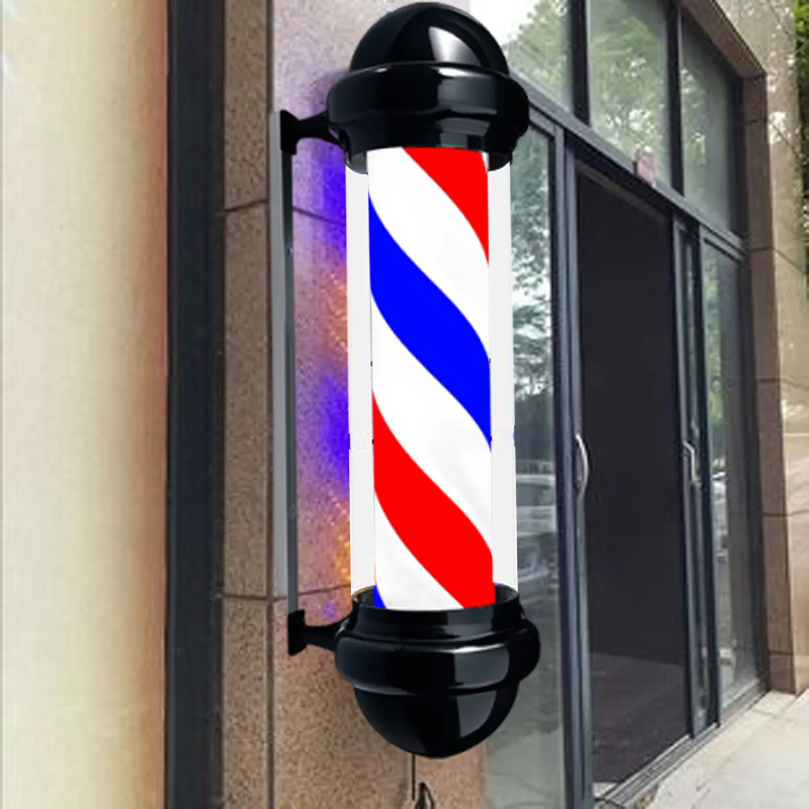 20W Barber Pole Light Traditional Hair Salon Open Sign Classic ...
