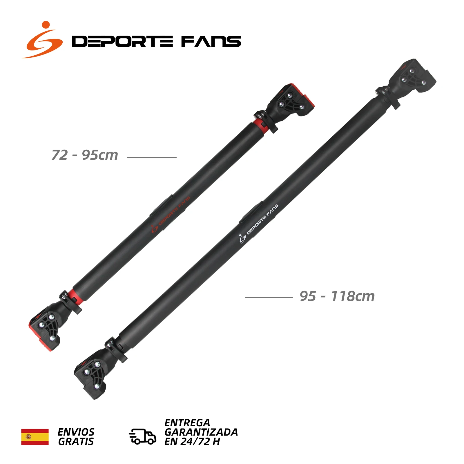 Sports FANS Adjustable Pin-Up Bar Boltless Chin Bar Exercise Door ...