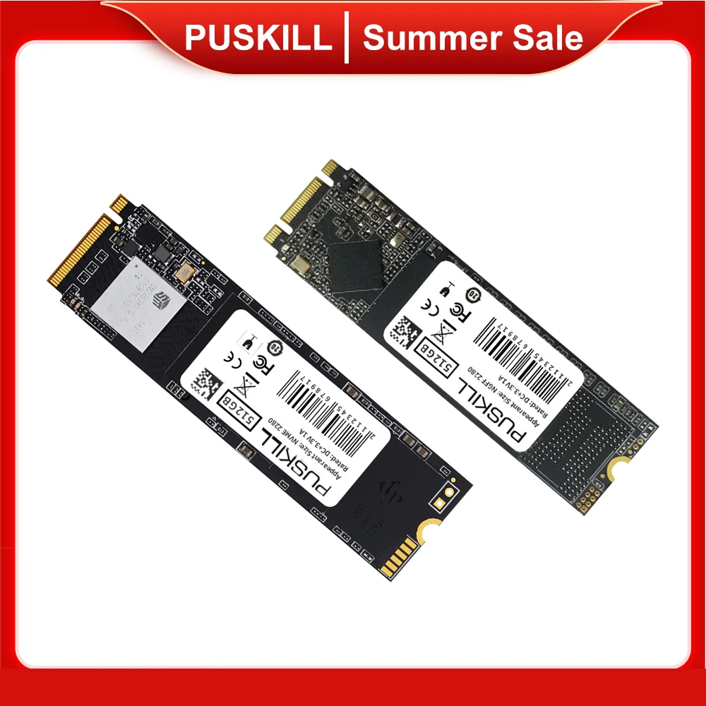 PUSKILL M.2 SSD NVME 128GB 256GB 512GB 1TB PCIe SSD M2 NGFF 2280 ...