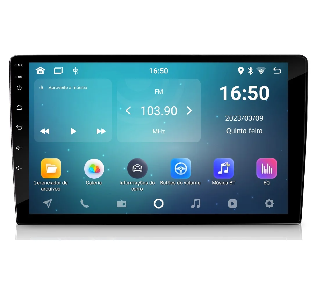 Central Multimidia BASIC Quadcore UNIVERSAL Tela 7p e 9p ARM 8227L Android NAVPRO IPS 2GB/32GB ...