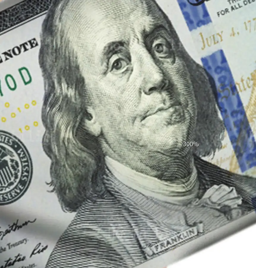 Benjamin Franklin 100 Dollar Bill
