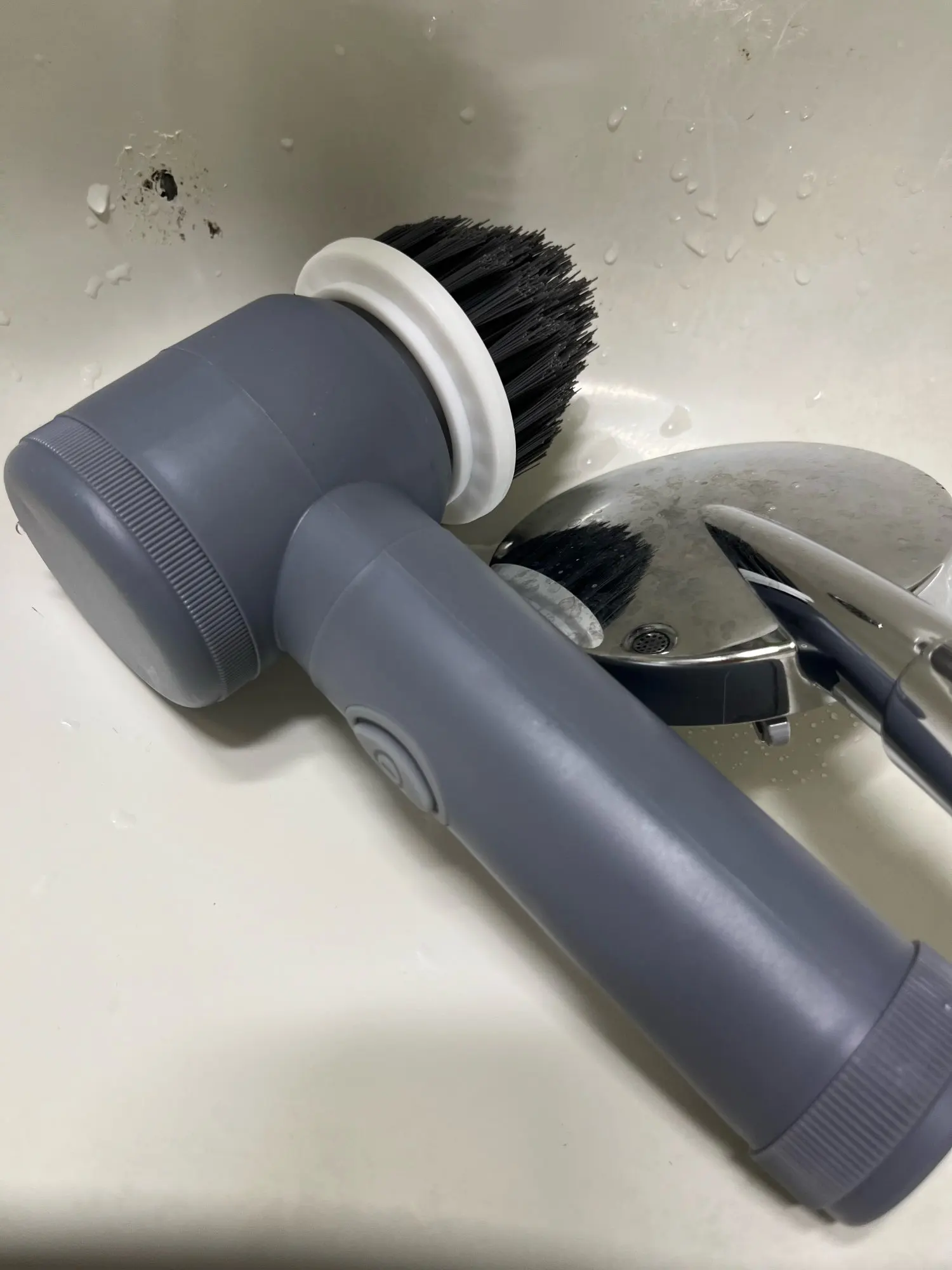 Electric Spin Scrubber Cordless Spin Scrubber with 6 Replaceable Brush ...