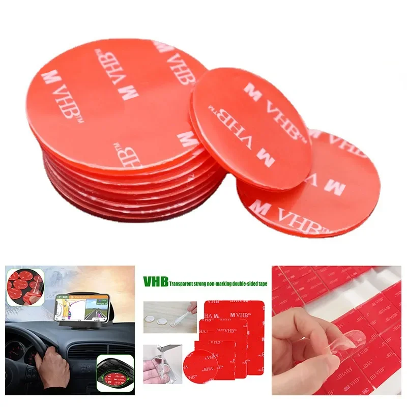 20PCS-Strong-Transparent-Vhb-Double-sided-Adhesive-Patch-Car-Bracket ...