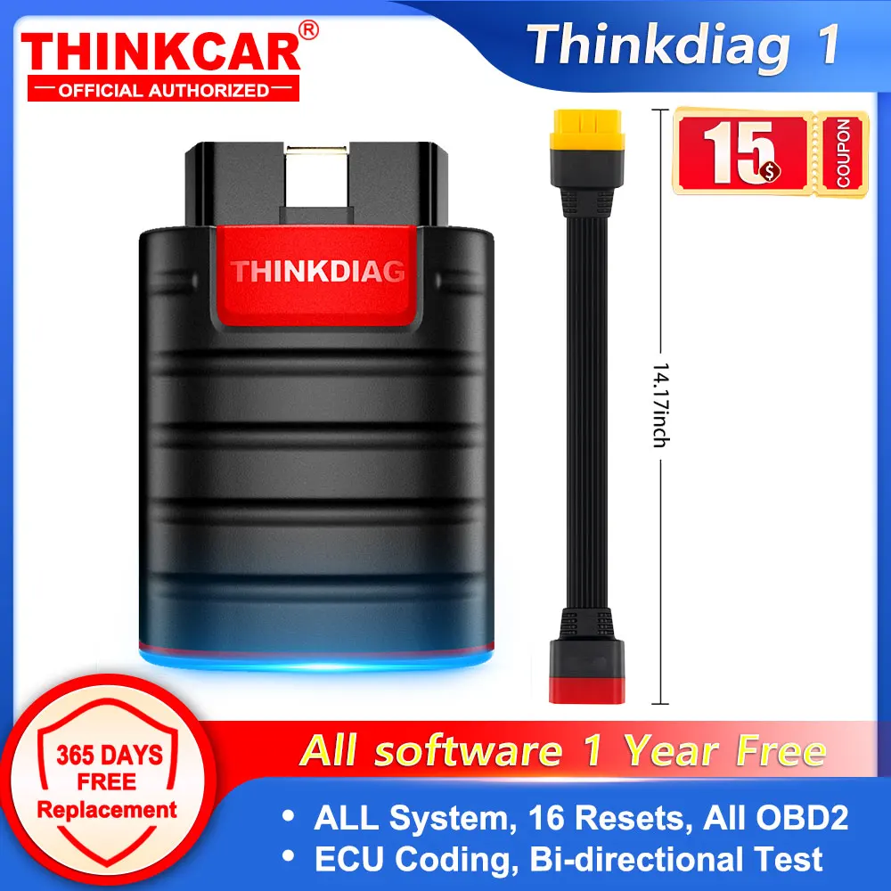 THINKCAR THINKDIAG New Boot Thinkdiag All System Diagnostic Tools ECU ...