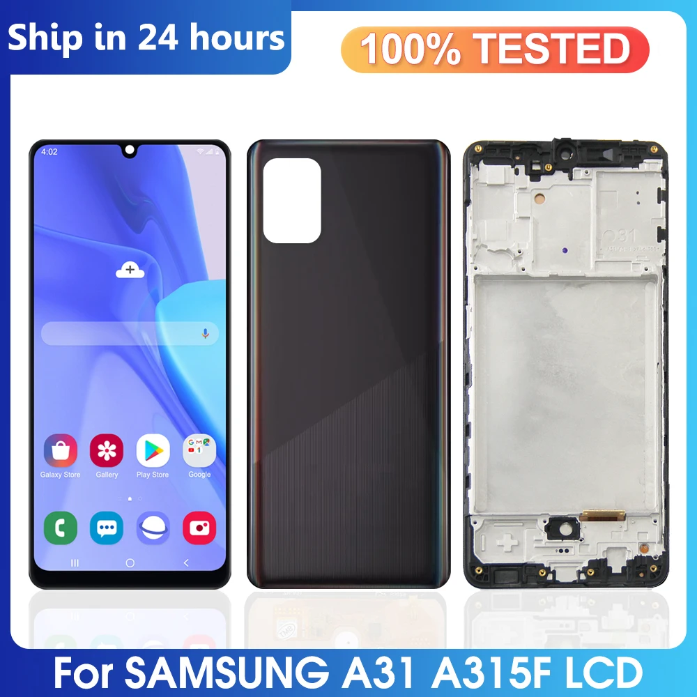 삼성 갤럭시 A31 A315 용 AMOLED TFT 스크린, LCD 디스플레이 SM-A315F, A315F/DS A315G ...