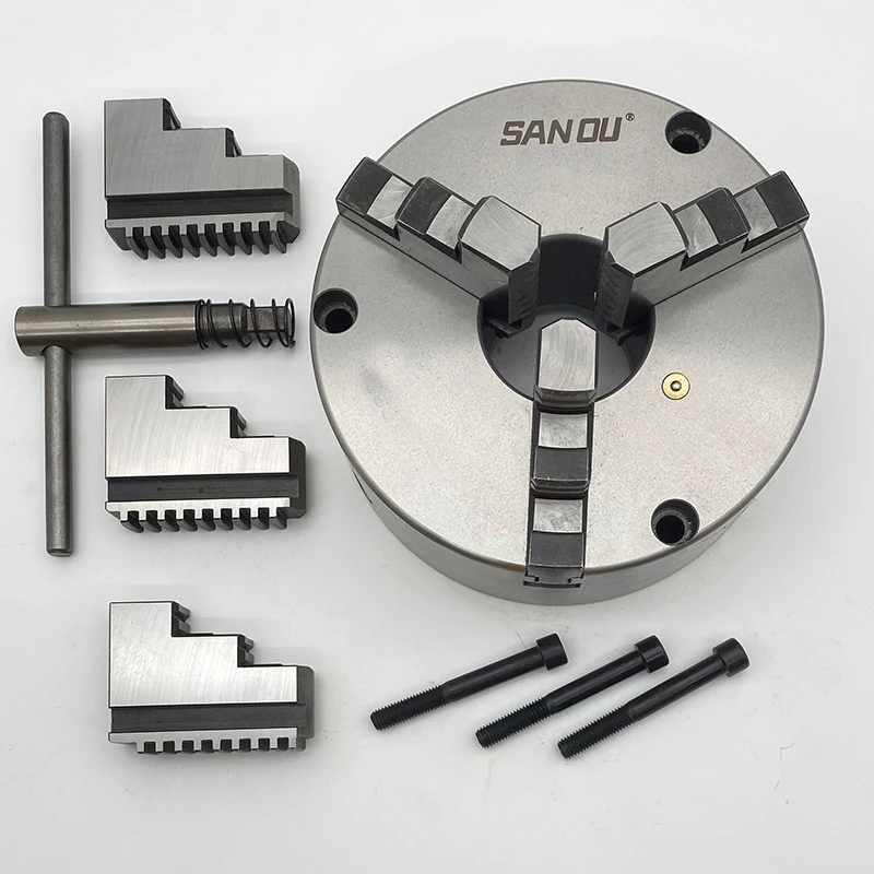 Lathe Chuck 125 Mount | Lathe Chuck Sanou 125mm | 3 Jaw Chuck 125mm ...