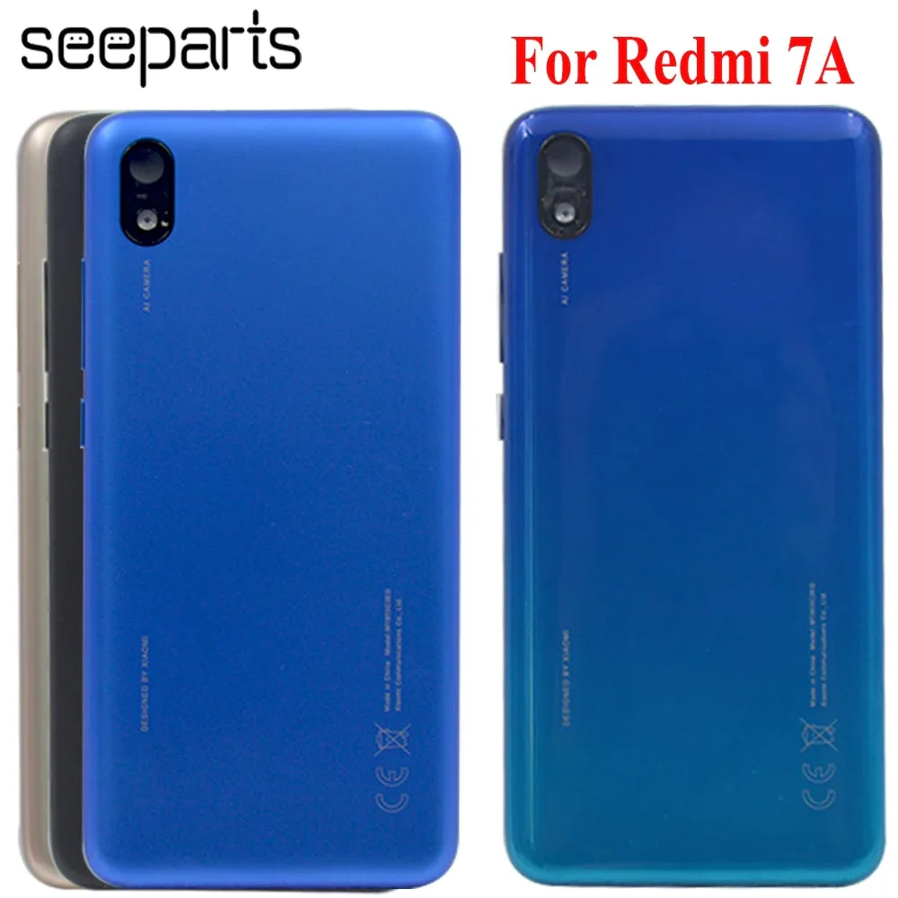 100% Original For Xiaomi Redmi 7a Redmi7a Back Housing Back Cover With ...