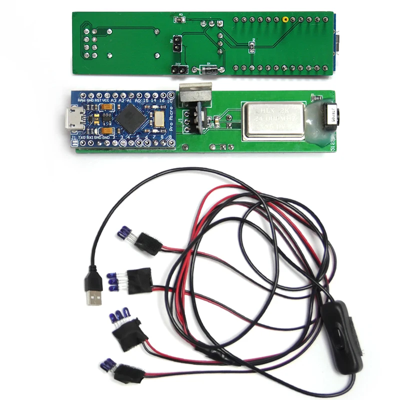 4-LED-Sensor-USB-Arcade-Light-Gun-Mainboard-PC-Shooting-Game-Accessory ...