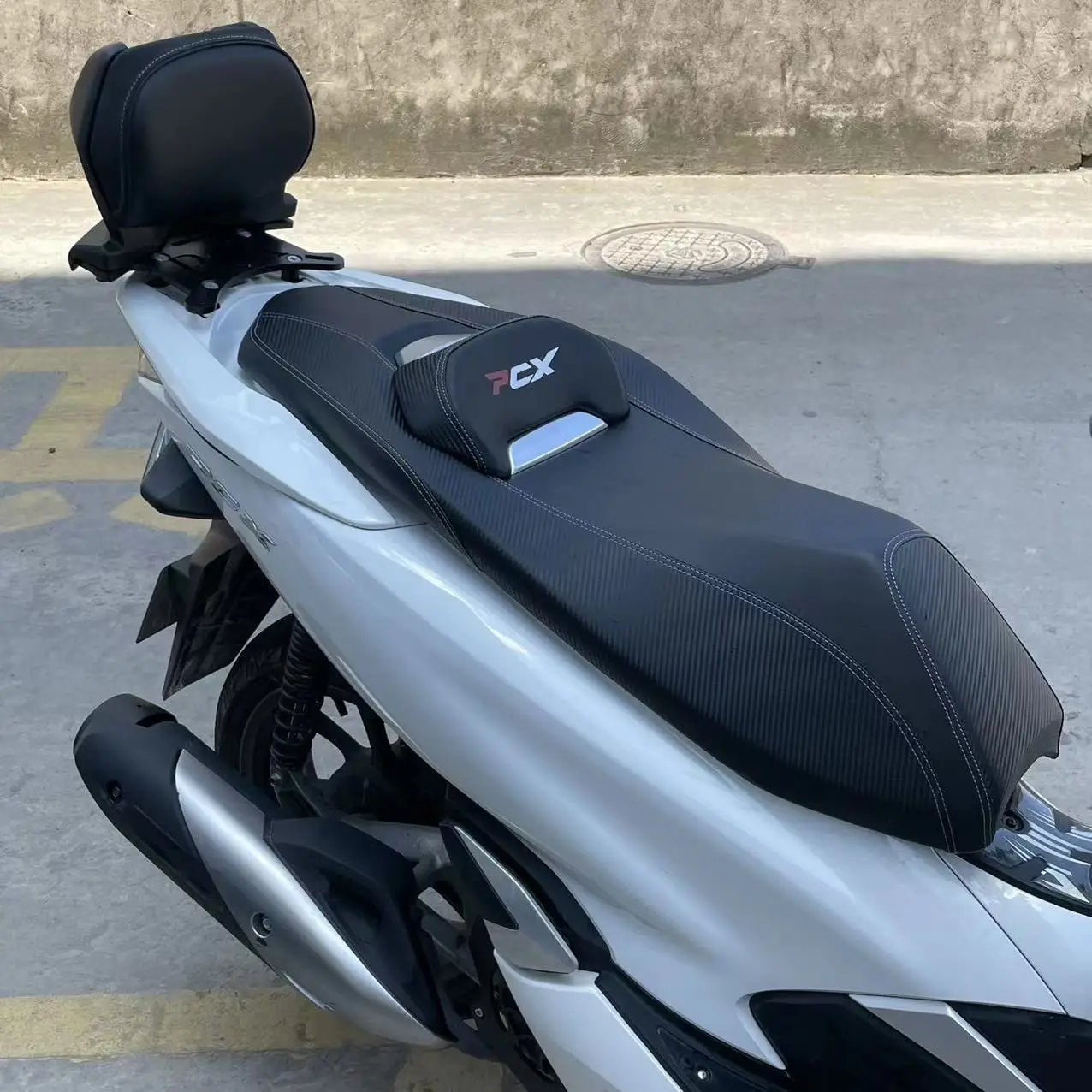 Modified motorcycle comfortable PCX seat cushion with backrest for ...