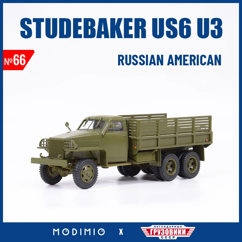 The Red Army 1/43 Studebaker US6 U3 Diecast Military Truck Model US Ten ...