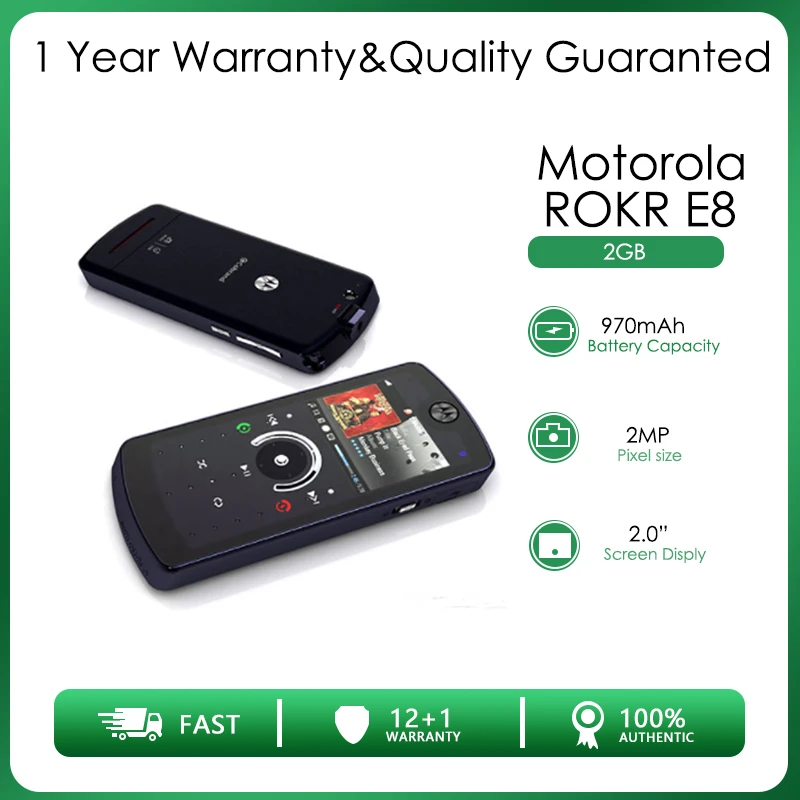 모토로라 ROKR E8 리퍼브 오리지널 잠금 해제, 저렴한 구형 휴대폰|휴대 전화| - AliExpress