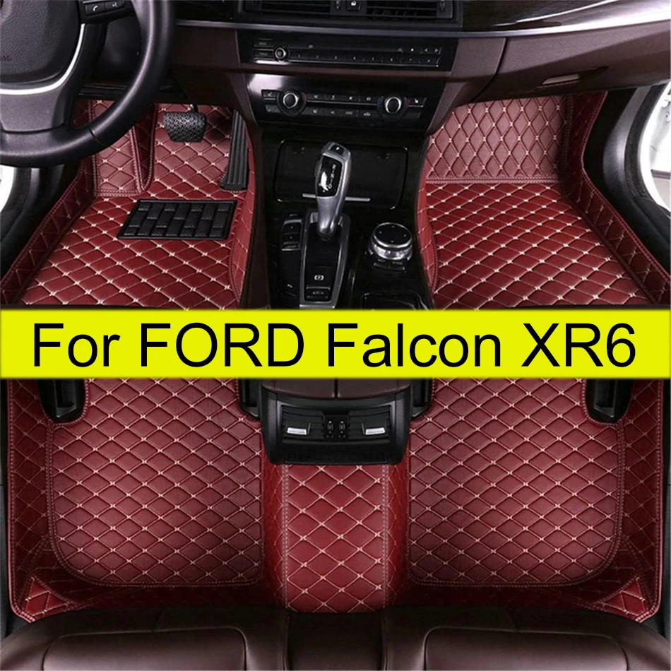Custom-Leather-Car-Floor-Mats-For-Ford-Falcon-XR6-2008-2012-Years ...
