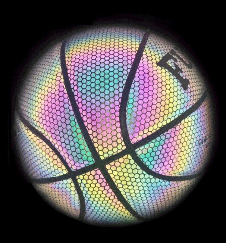 Glowing-Reflective-Basketball-Size-7-Outdoor-Indoor-Ball-for-Night-Game ...