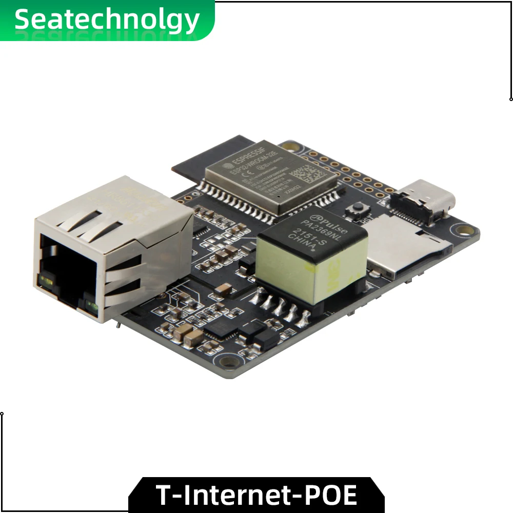 Lilygo® Ttgo T Internet Poe Esp32 Adapter Sieci Ethernet Lan8720a Moduł Rozszerzający Moduł