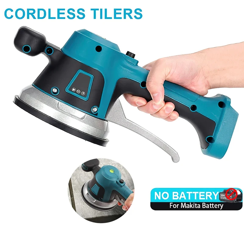 20V Wireless Tiler Vibrator Tiling Machine 6 Speed Automatic Tiles ...
