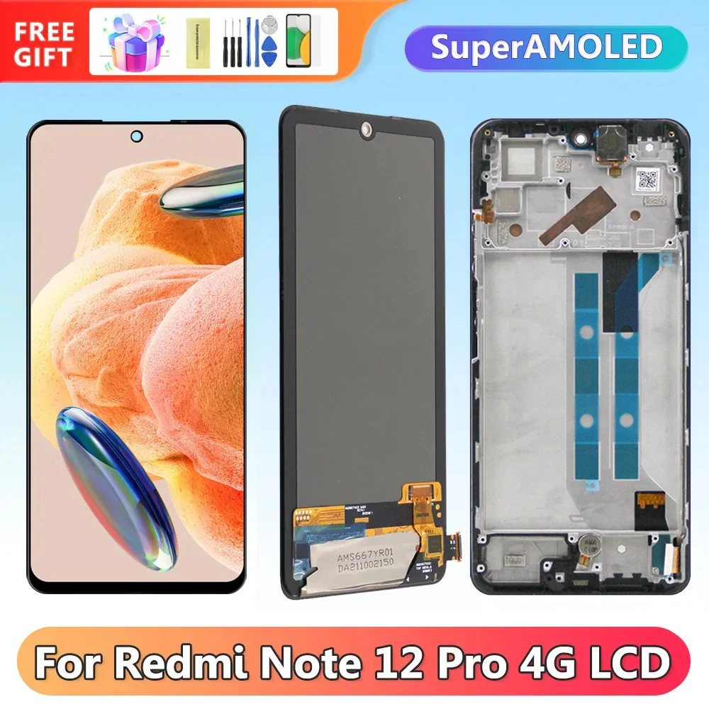 Screen-for-Xiaomi-Redmi-Note-12-Pro-4G-2209116AG-2209116AG-Lcd-Display ...