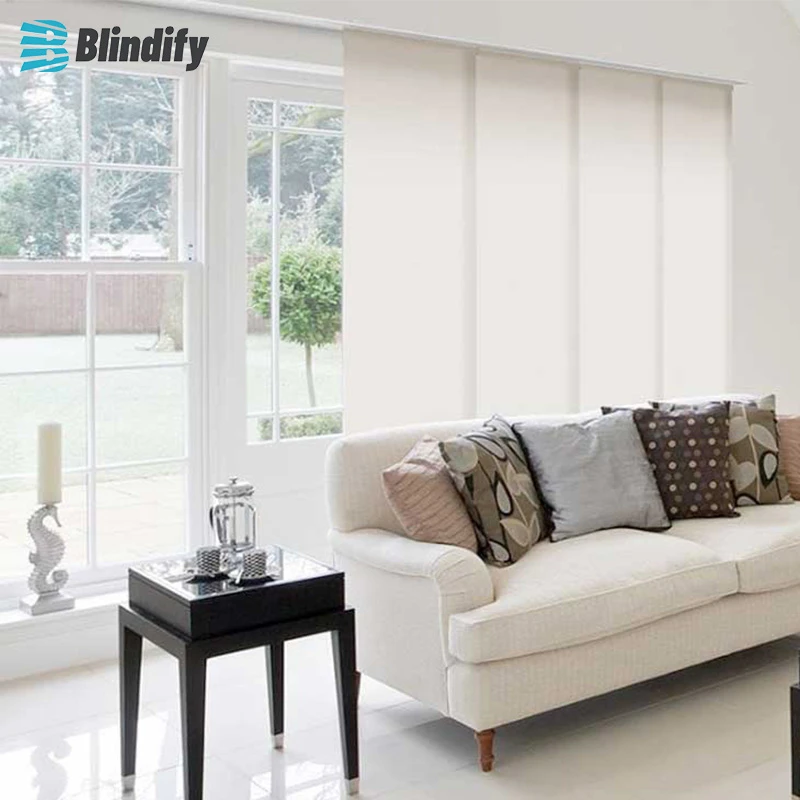 Blindify Panel Blackout Blinds Shades for for Large Windows, Sliding Doors and Room Dividers ...