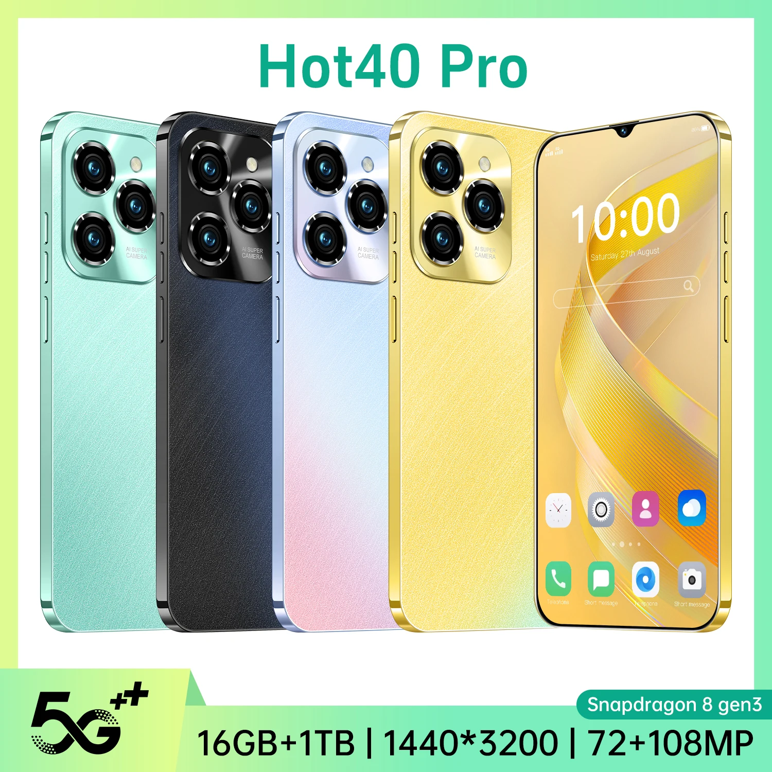 Hot-40-Pro-Smartphone-Celular-Android-Celular-Desbloqueado-Cart-o-Dual ...