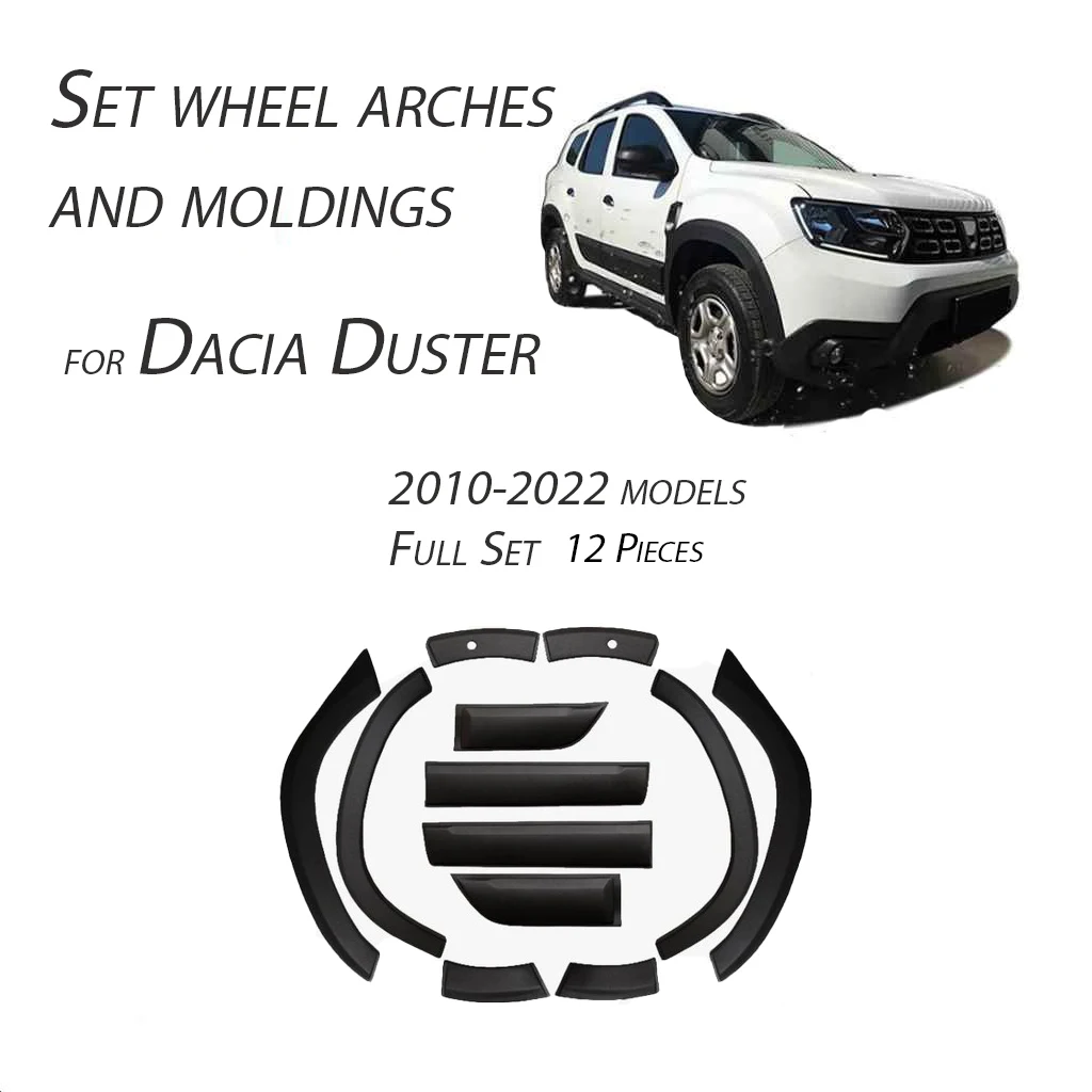 Set Wheel Arches And Moldings Renault Dacia Duster 2010 2022 Car ...