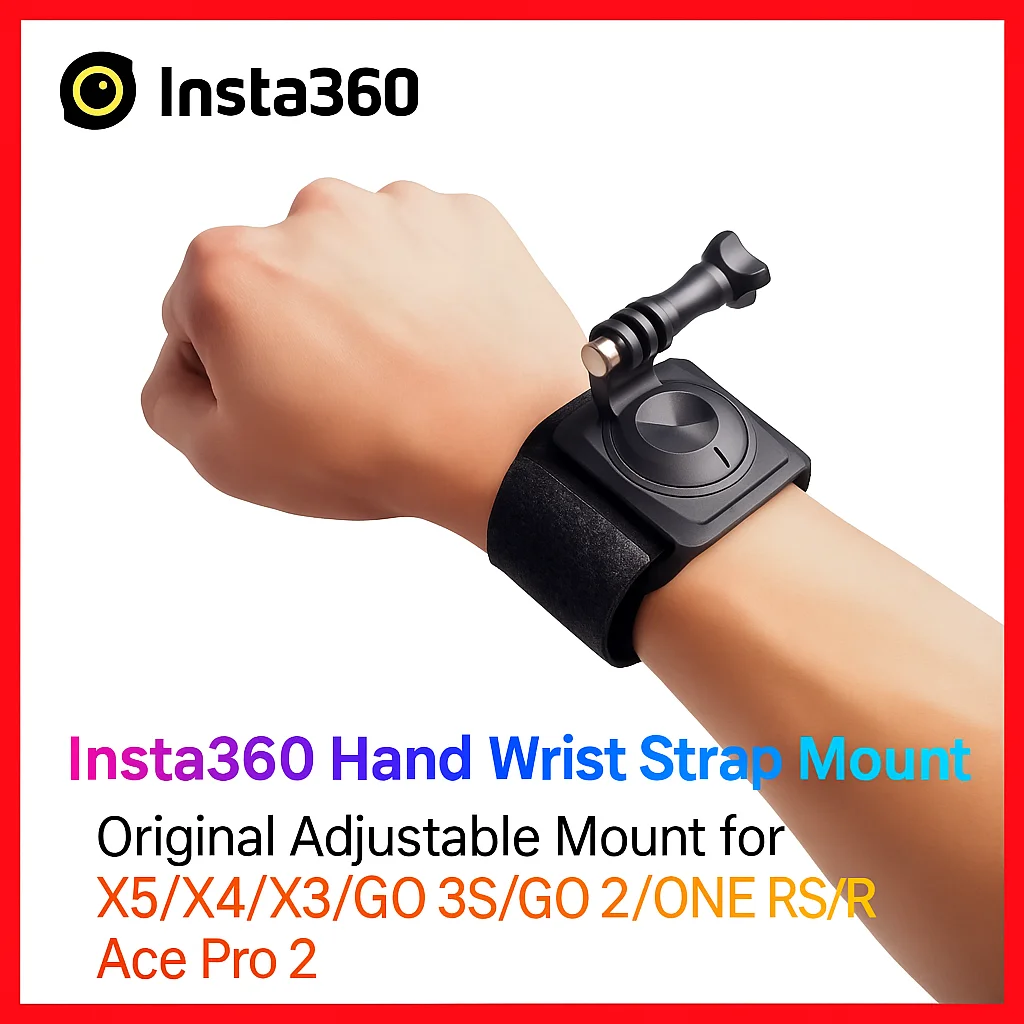 Insta360 Hand Wrist Strap Mount | Original Adjustable Mount for X5/X4 ...