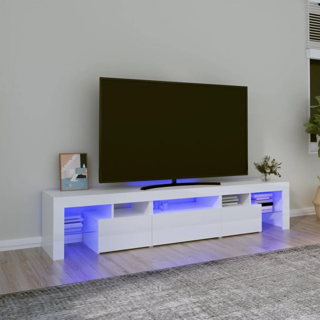 200-cm-bright-white-LED-tv-furniture-living-room-furniture-modern ...
