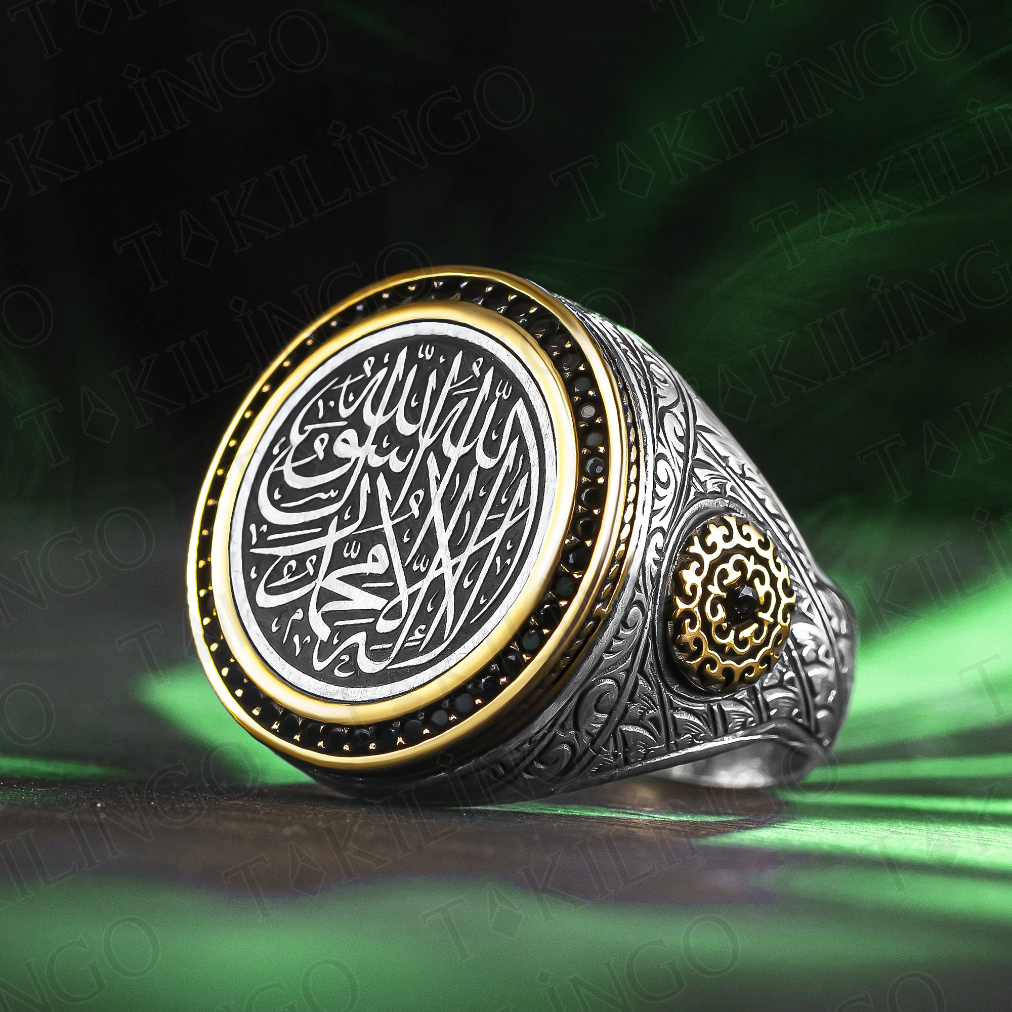Solid-925-Sterling-Silver-Arabic-Calligrapy-the-Word-Tawheed-Islamic ...