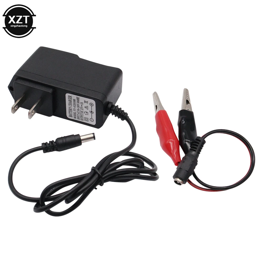 Cargador de batería inteligente Universal 12V 1300mA, adaptador de cargador de batería de plomo ...
