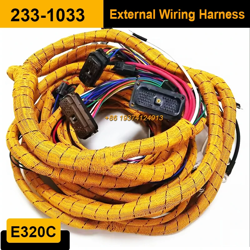 High-Quality-Excavator-E320C-External-Wiring-Harness-2331033-233-1033 ...