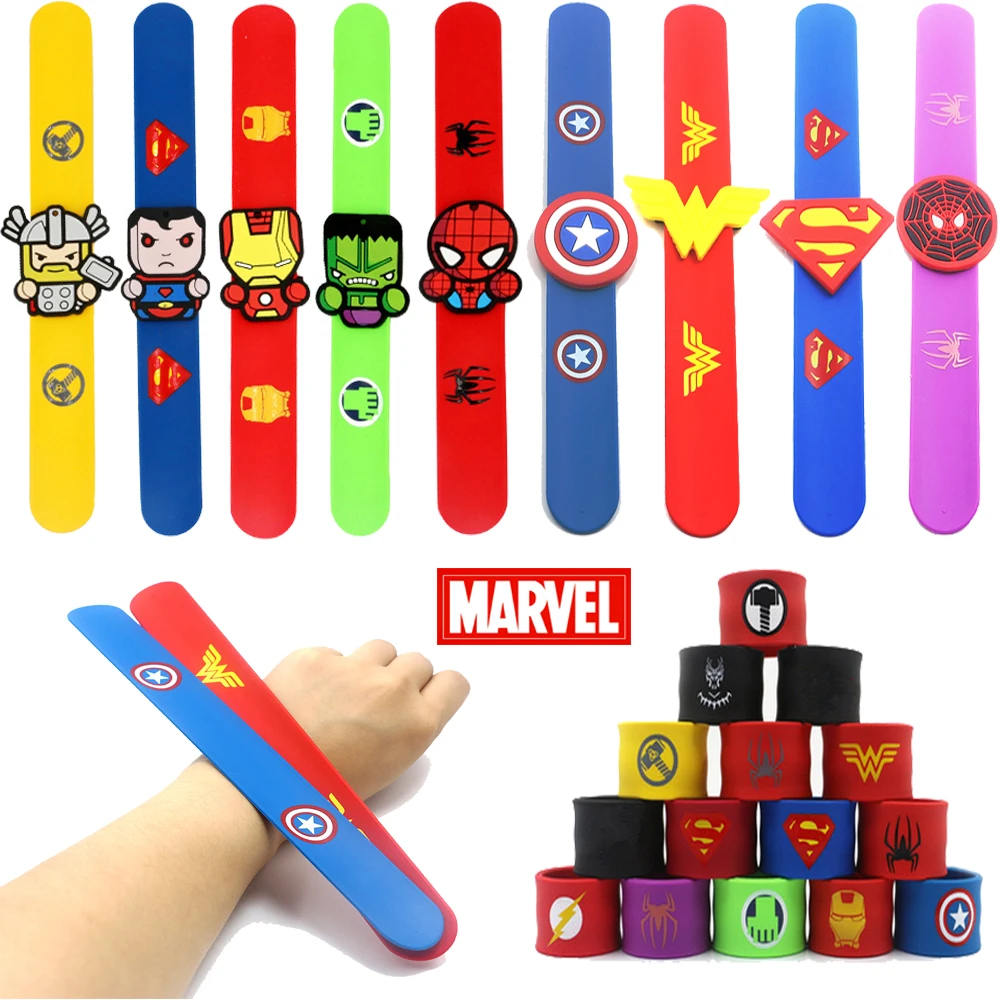 Marvel-Cartoon-Bracelet-Spiderman-Hulk-Capitan-America-Anime-Figure ...