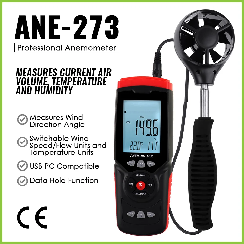 Digital-Anemometer-Wind-Meter-Datalogger-Speed-Velocity-Air-Flow ...