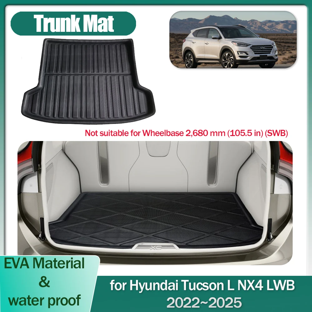 Trunk Mat for Hyundai Tucson L NX4 N Line LWB 2022~2025 Luggage Boot ...