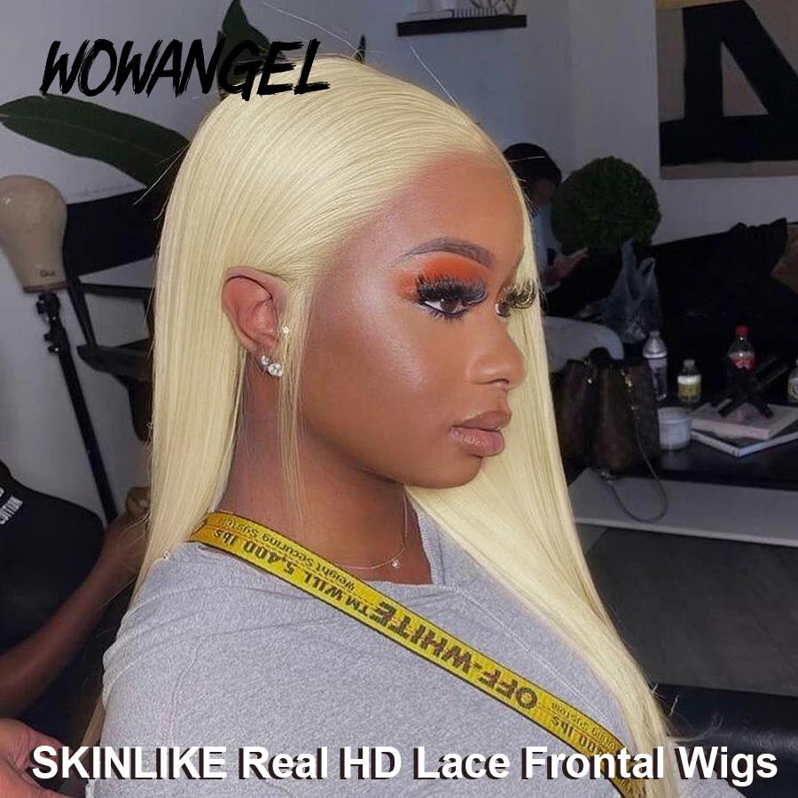 250-HD-Lace-Full-Lace-Frontal-Wigs-613-Straight-Wig-Melt-Skins-13X4-HD ...