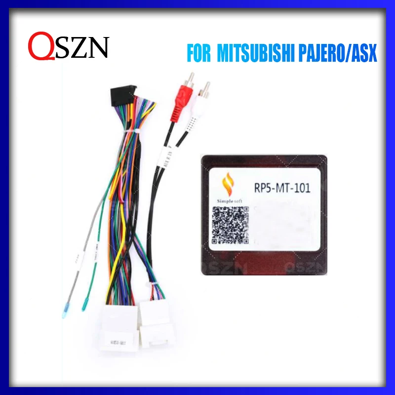 Canbus Box Decoder MT-SS-02/RP5-MT-001/RP5-MT-101 Car radio DVD For MITSUBISHI PAJERO/ASX Wiring ...