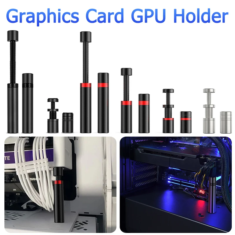 Graphics-Card-GPU-Holder-Adjustable-Telescopic-Rotary-Screw-Aluminum ...