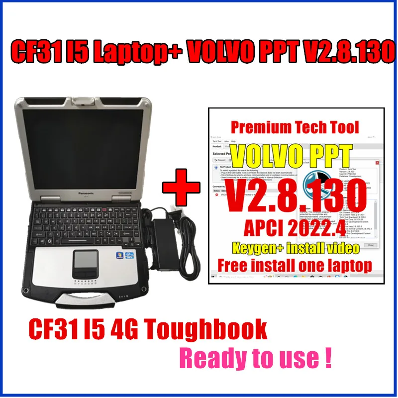 Outil-de-module-Premium-pour-Volvo-PTT-V2-8-130-ordinateur-portable ...