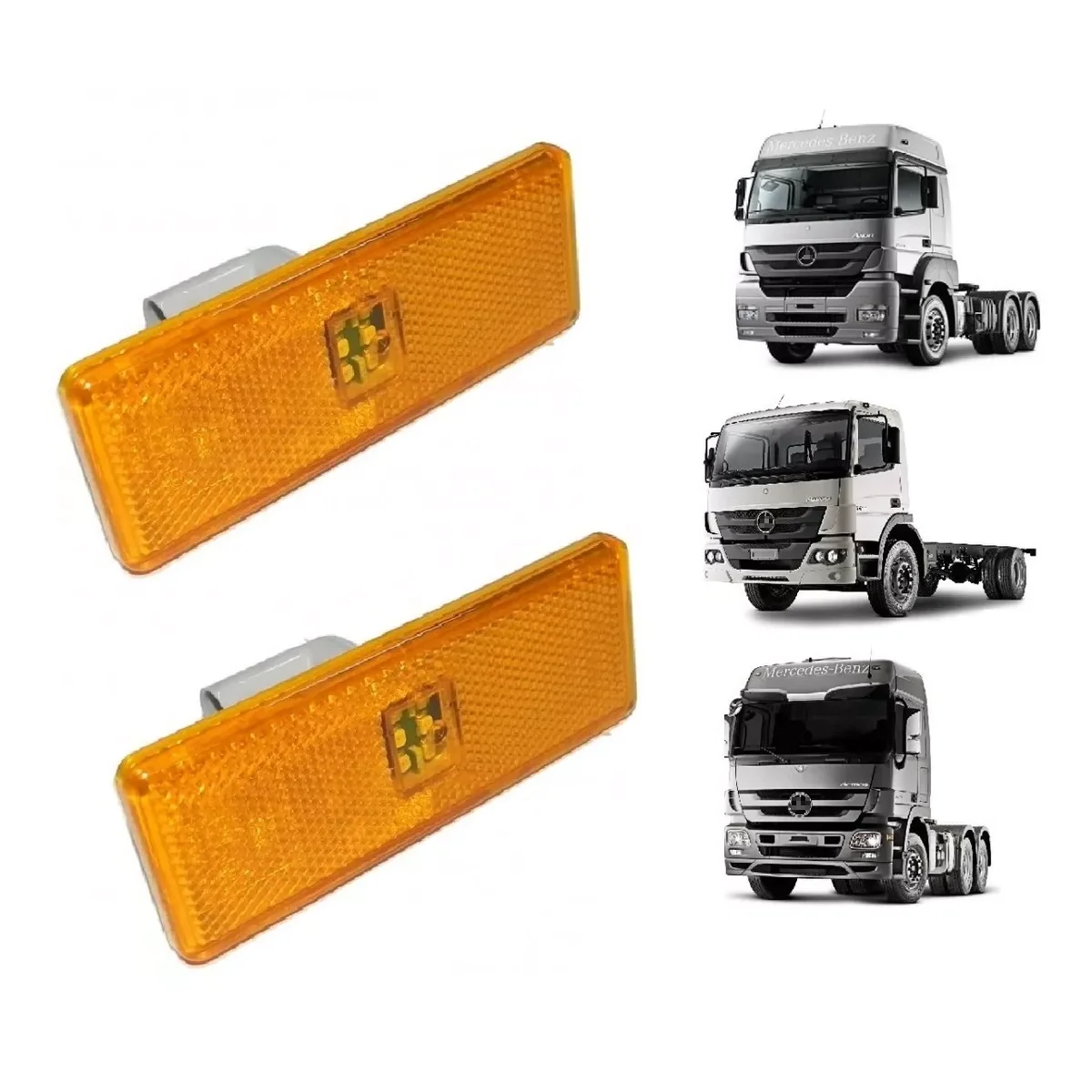 1-PCS-LED-Side-Marker-Light-For-Mercedes-Benz-Actros-Atego-Axor-Amber ...