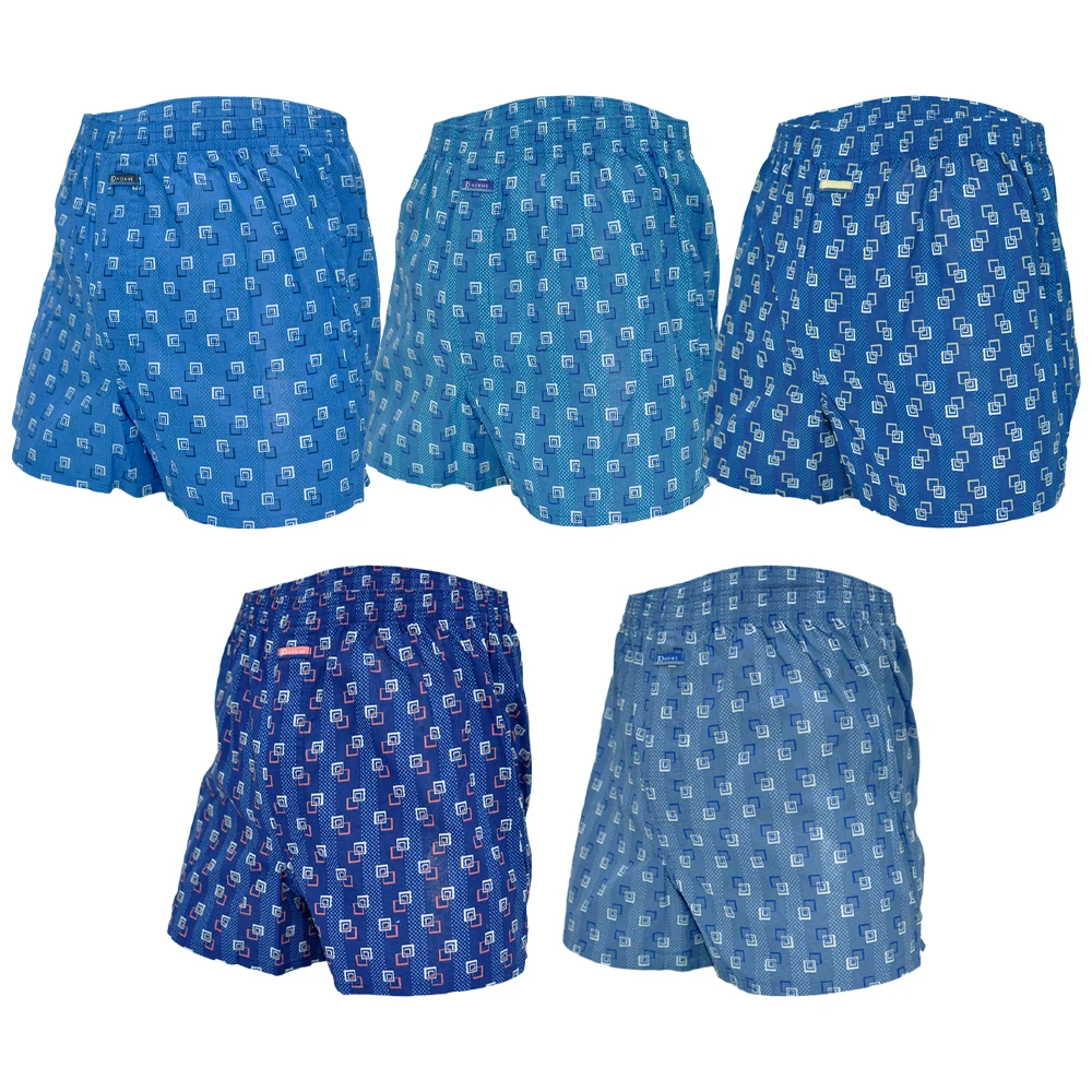 James-Dean-Men-s-Square-Check-Cotton-Trunks-5-Pack-Comfortable-and ...