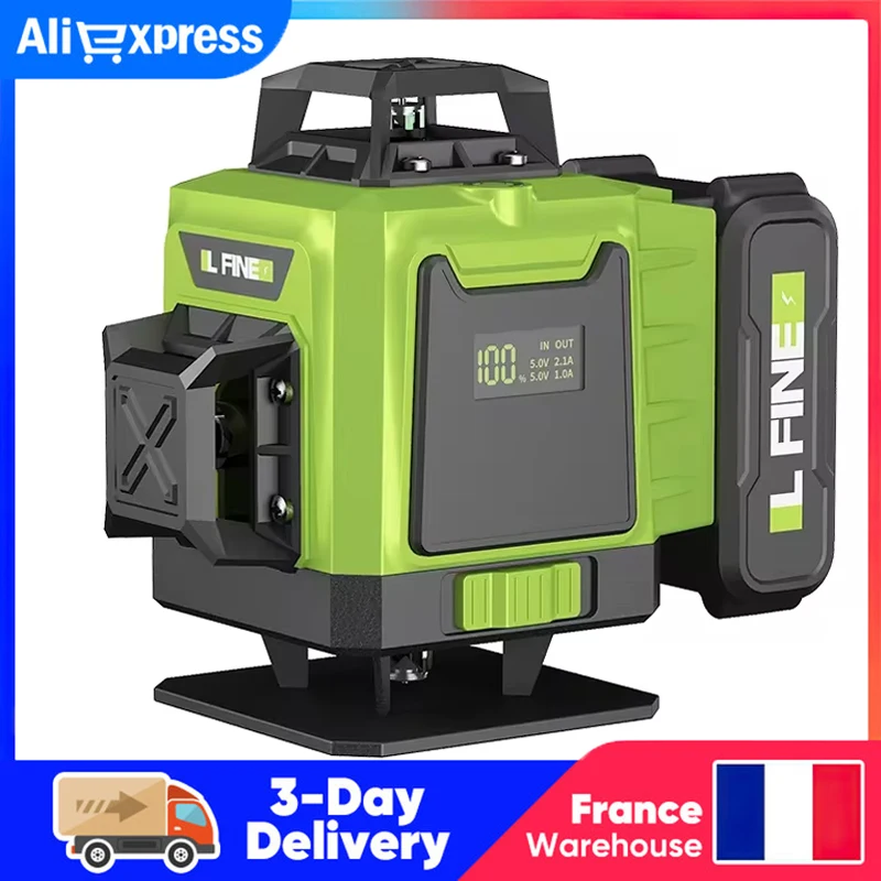 16-Lines-4D-Laser-Level-12-Lines-3D-level-360-Self-leveling-Horizontal ...