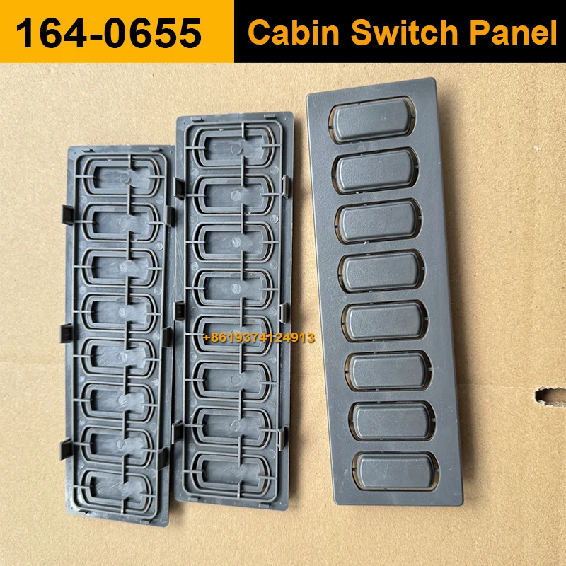 For-Caterpillar-Excavator-Accessories-Cover-Panel-Switch-164-0655-1640655-Cabin-Switch-Panel ...