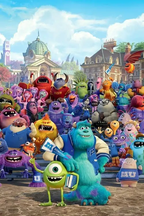 Monster Inc University Poster