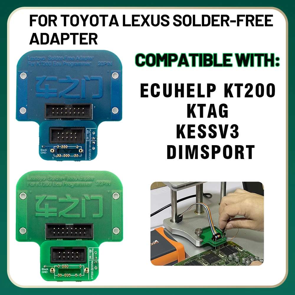 ECUHELP KT200 ECU PROGRAMMER JTAG KESSV3 DIMSPORT BDM Soler-free ...