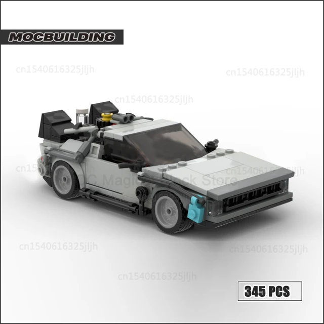 MOC Technology Bricks Time Machine and Doc Brown Van Building Block ...