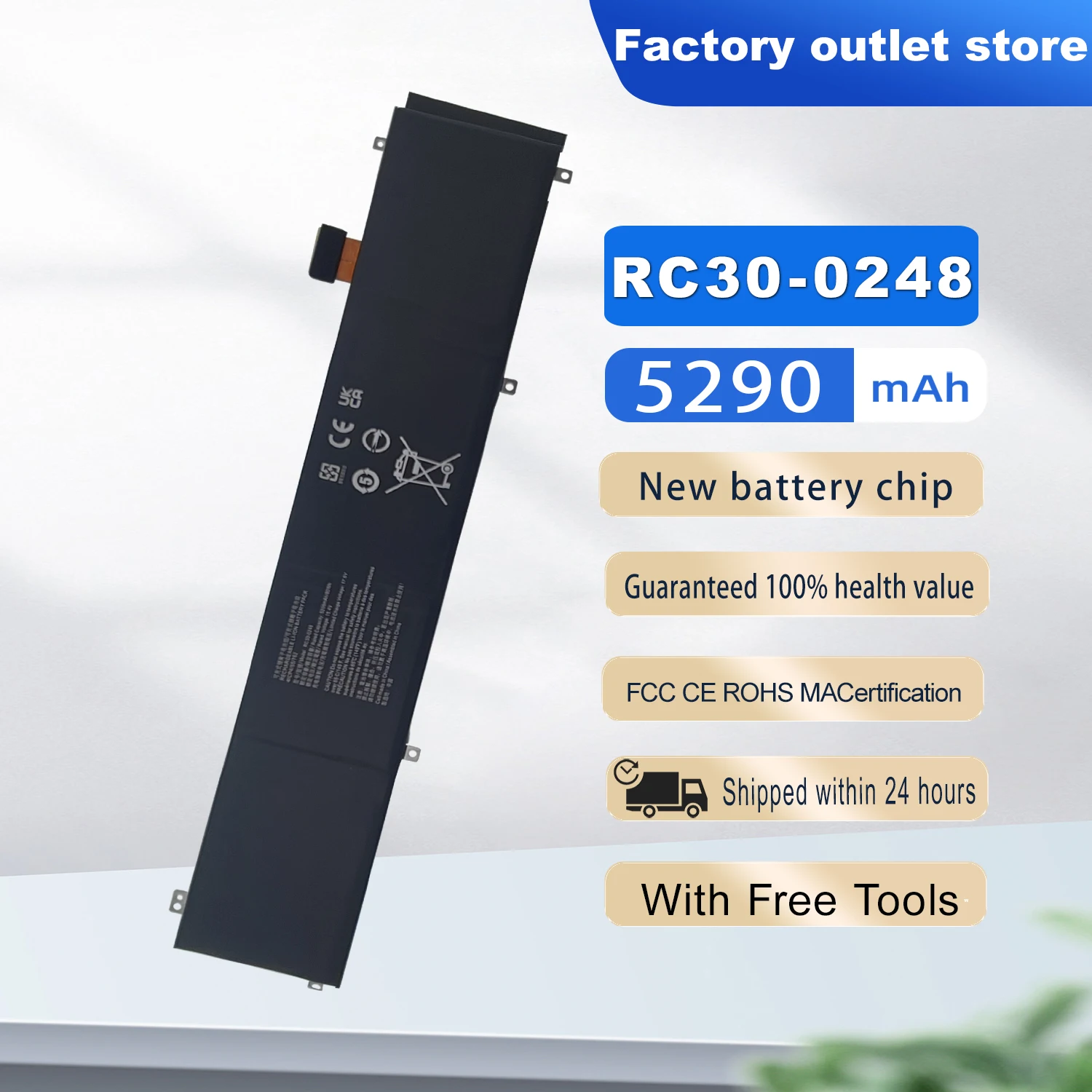 DXT New Laptop Battery RC30-0248 For Razer Blade Stealth 15 2018 2019 ...