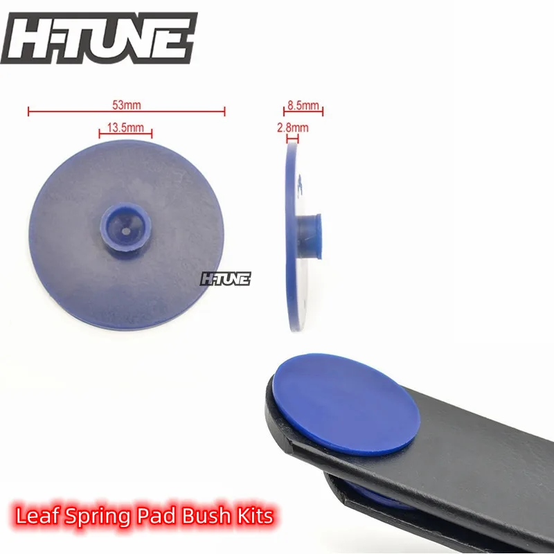 4x4 Accessories Rear Leaf Spring Slipper Pad Kits Polyurethane Silencer ...