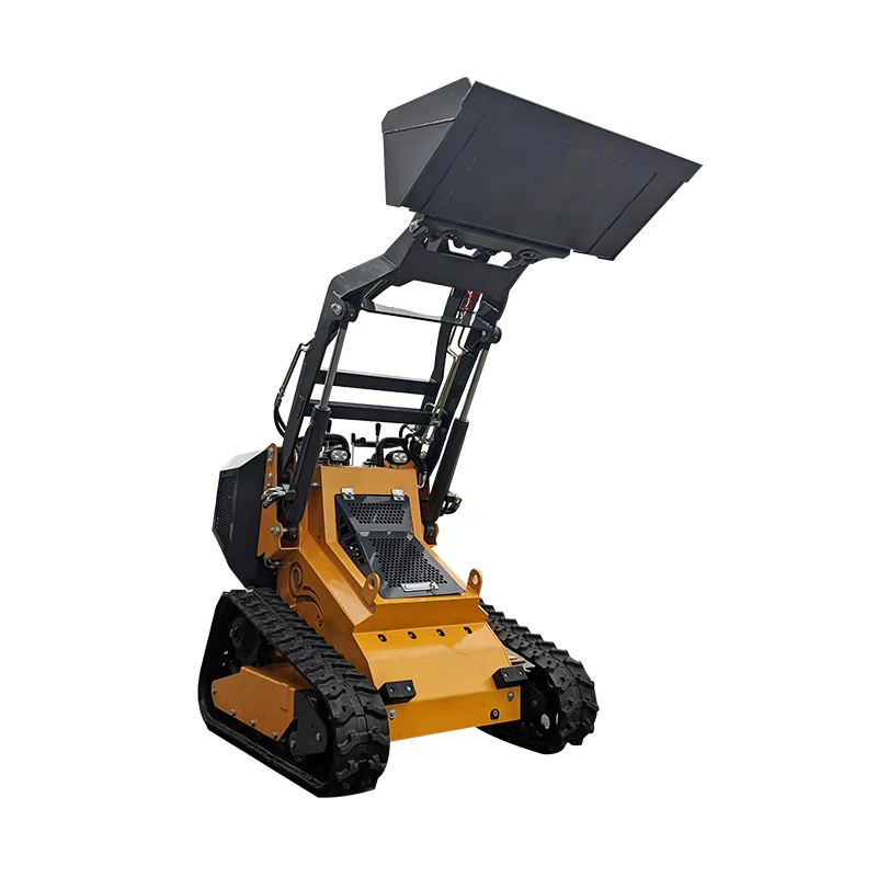 Crawler-skid-steer-loader-indoor-demolition-diesel-powered-hydraulic ...