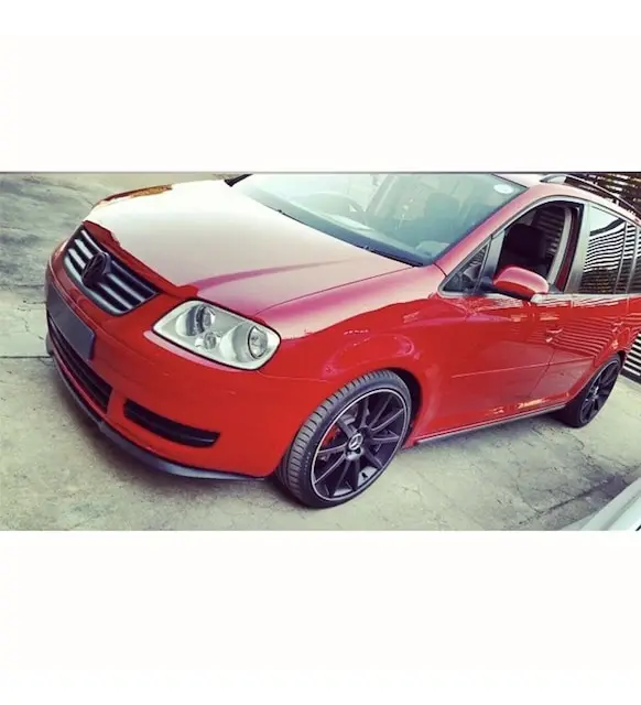 Front-Bumper-CUPRA-R-Euro-Spoiler-Lip-For-Vw-Volkswagen-Touran-Sharan ...
