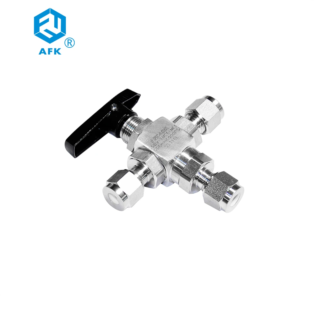 6000psi-Instrument-3-Way-Ball-Valve-Stainless-Steel-316-OD-Compression ...